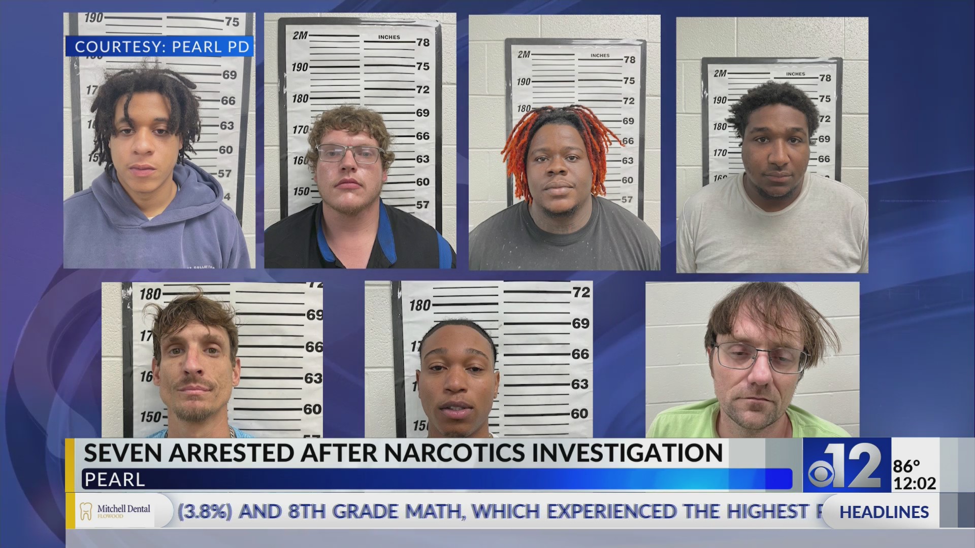 7 Pearl men arrested after months-long narcotics investigation – WJTV