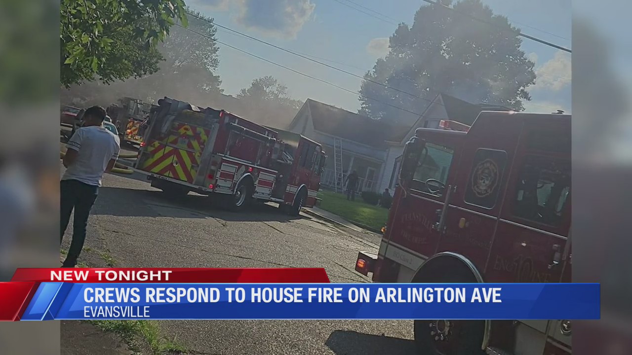 House fire on Arlington Ave. in Evansville – Eyewitness News (WEHT/WTVW)