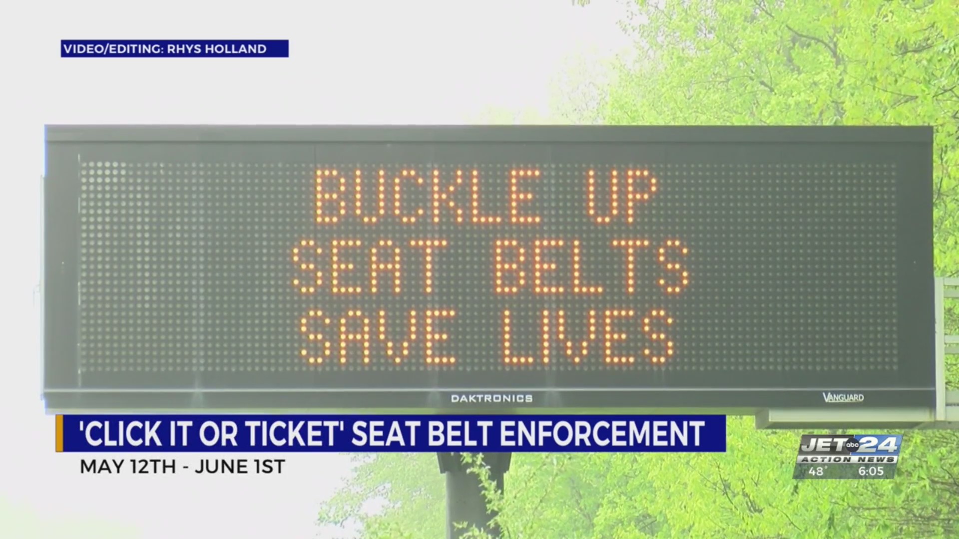 Buckle up, Click it or Ticket campaign kicking off next week – WJET ...