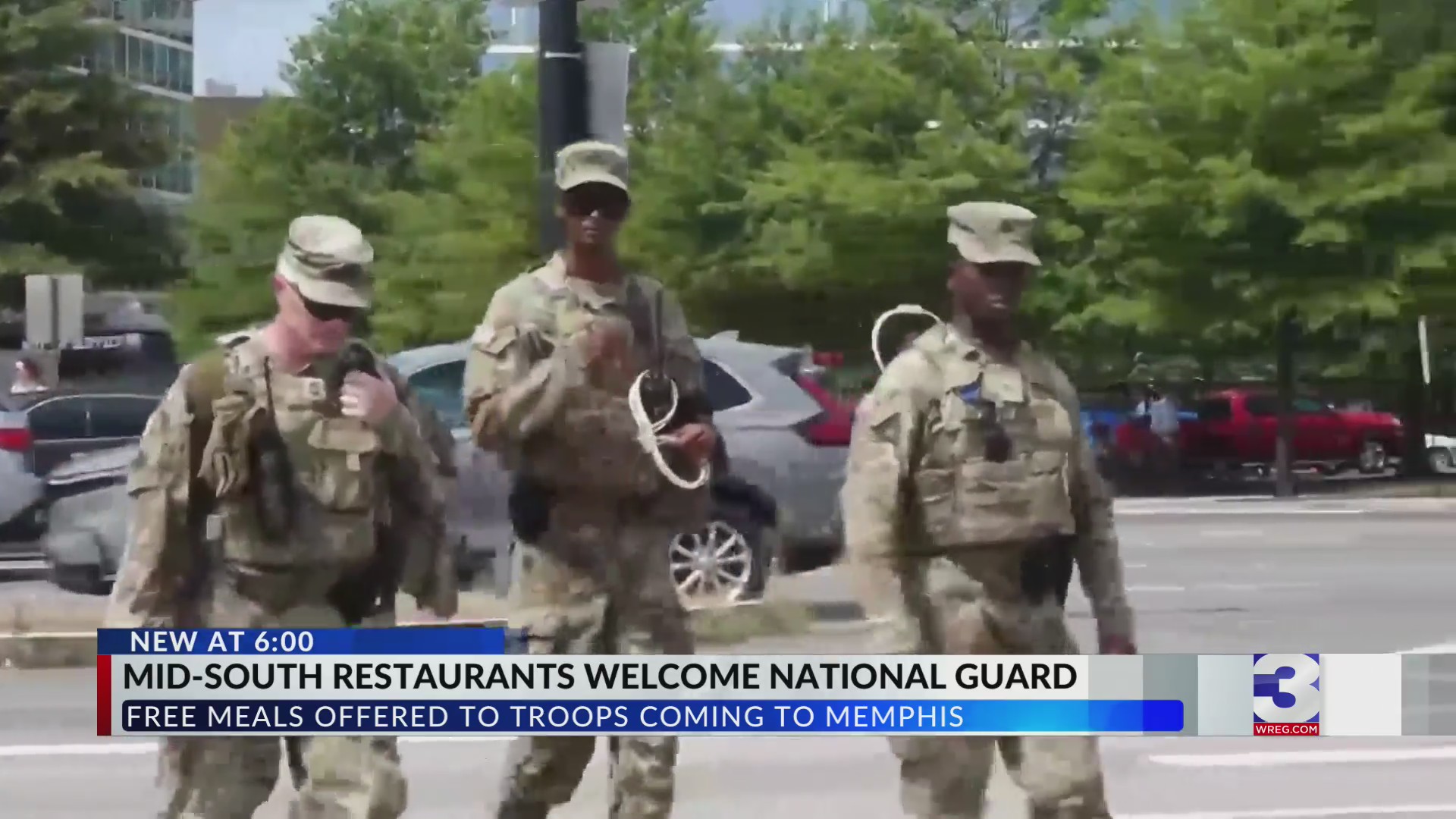 Memphis restaurant owners welcome National Guard – WREG.com