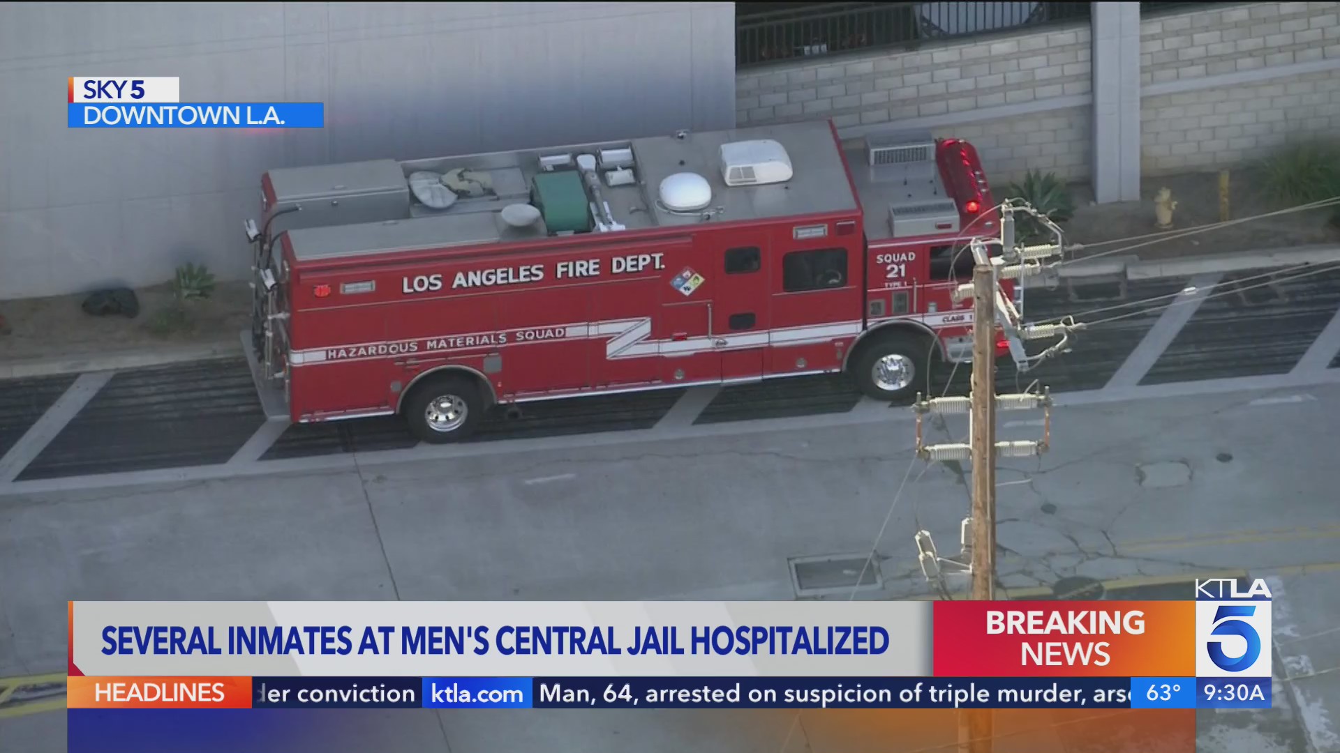Several inmates at Los Angeles Men’s Central Jail hospitalized – KTLA