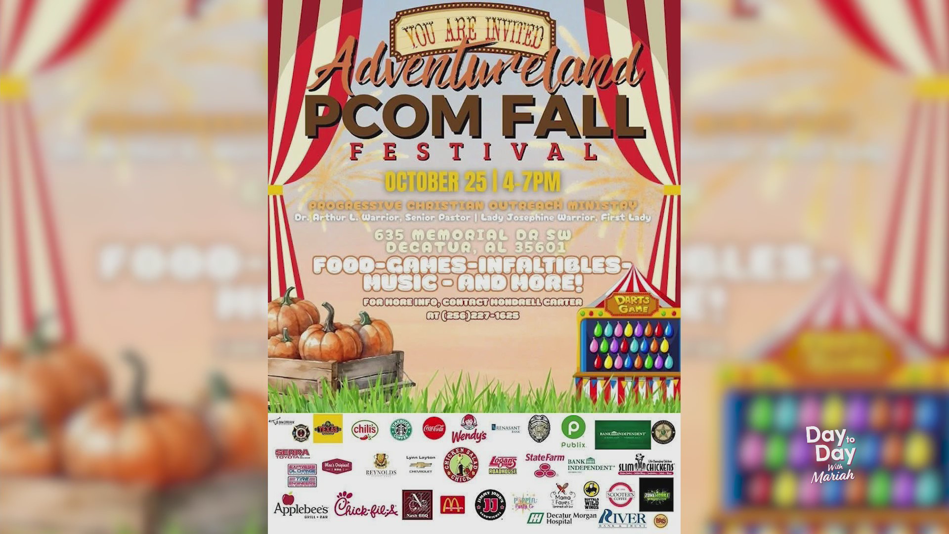 Adventureland PCOM Fall Festival | October 23, 2025 | Day to Day with ...