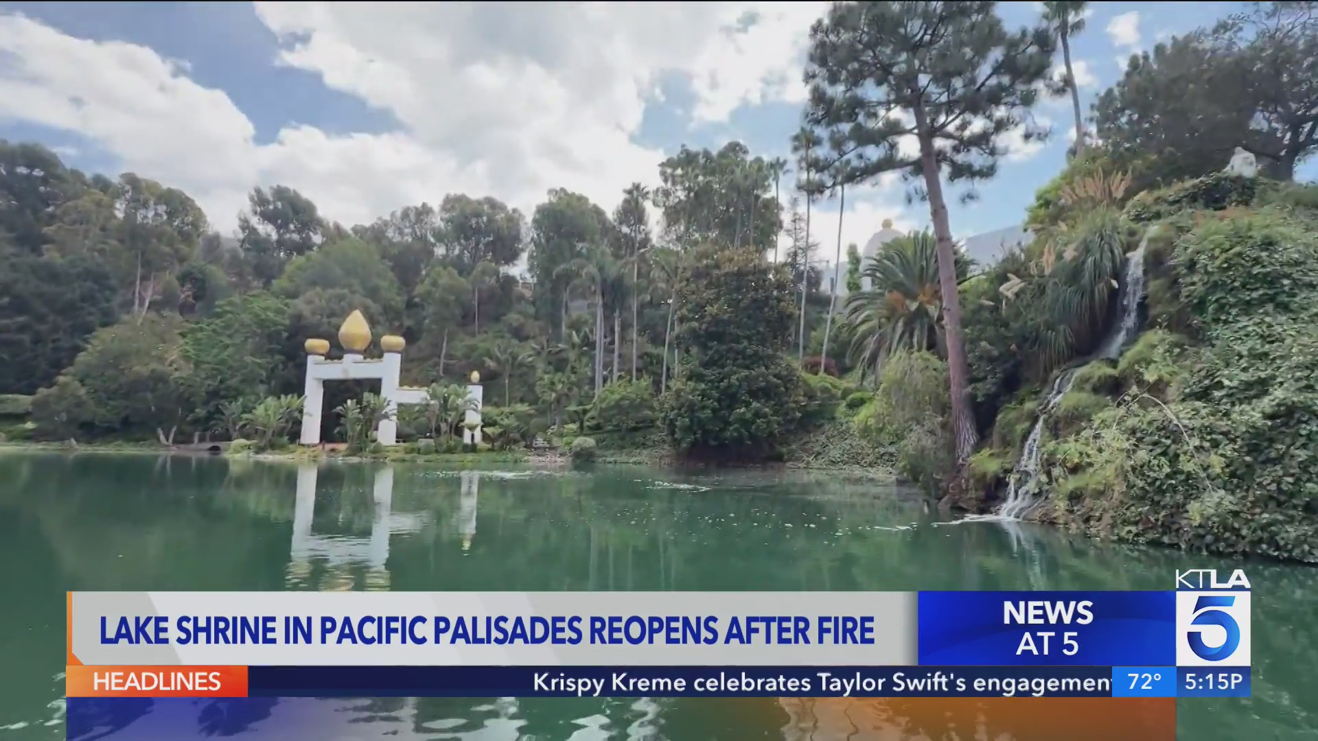 Lake Shrine gardens in Pacific Palisades reopens after wildfire – KTLA