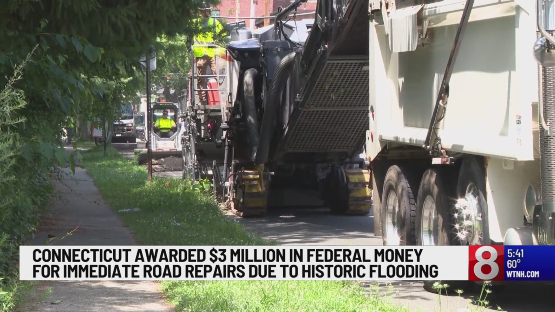 Connecticut gets $3M in federal funds to repair roads destroyed by ...