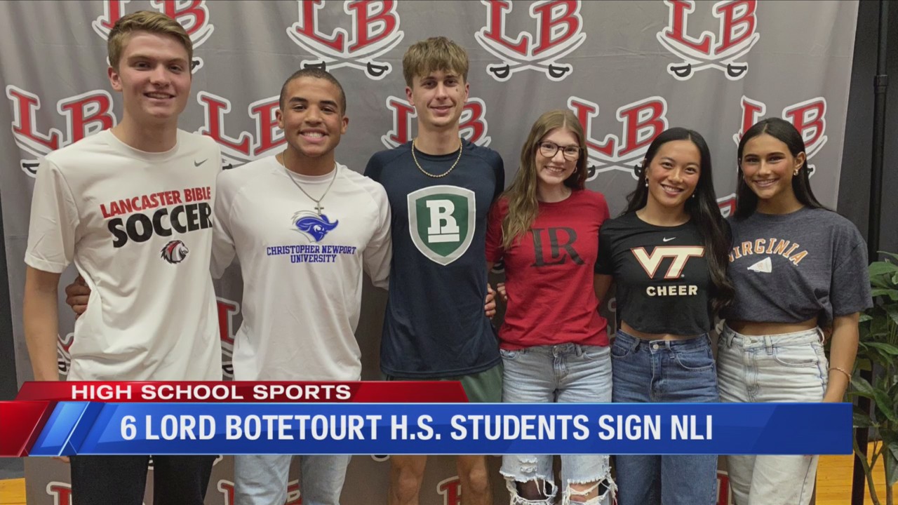 Six Lord Botetourt High School Students Sign NLI – WRIC ABC 8News