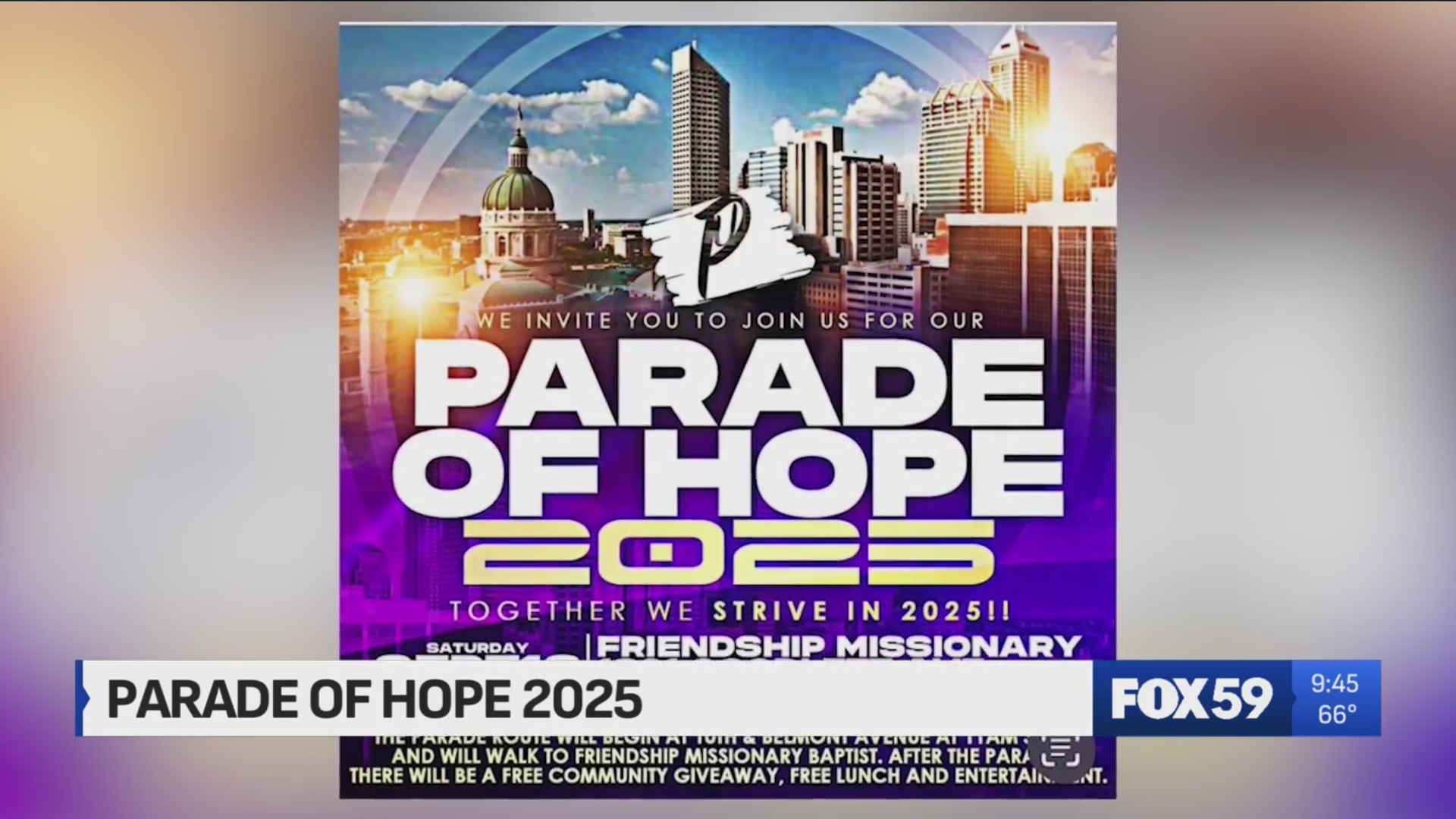 Parade of Hope 2025 – Fox 59
