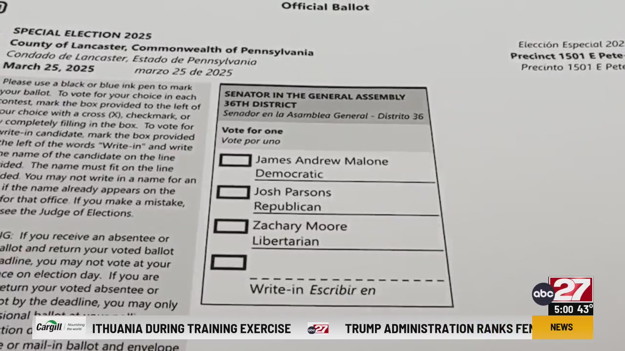 Democrat Malone reacts to seismic upset win in Lancaster special ...