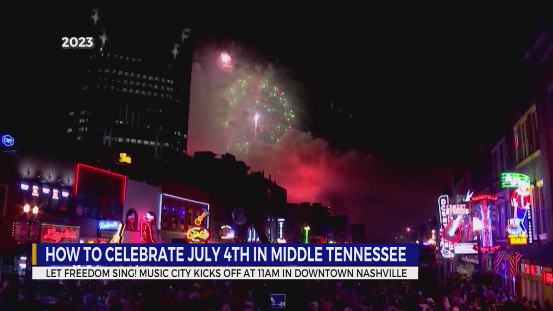 July 4th fireworks shows: Where you can celebrate in Middle Tennessee ...