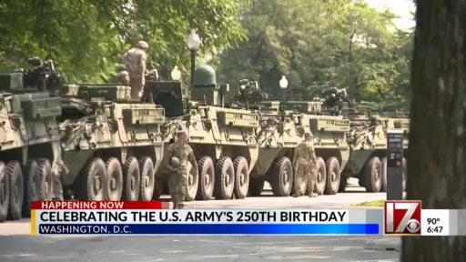 Some excited about military parade for US Army’s 250th birthday – CBS17.com