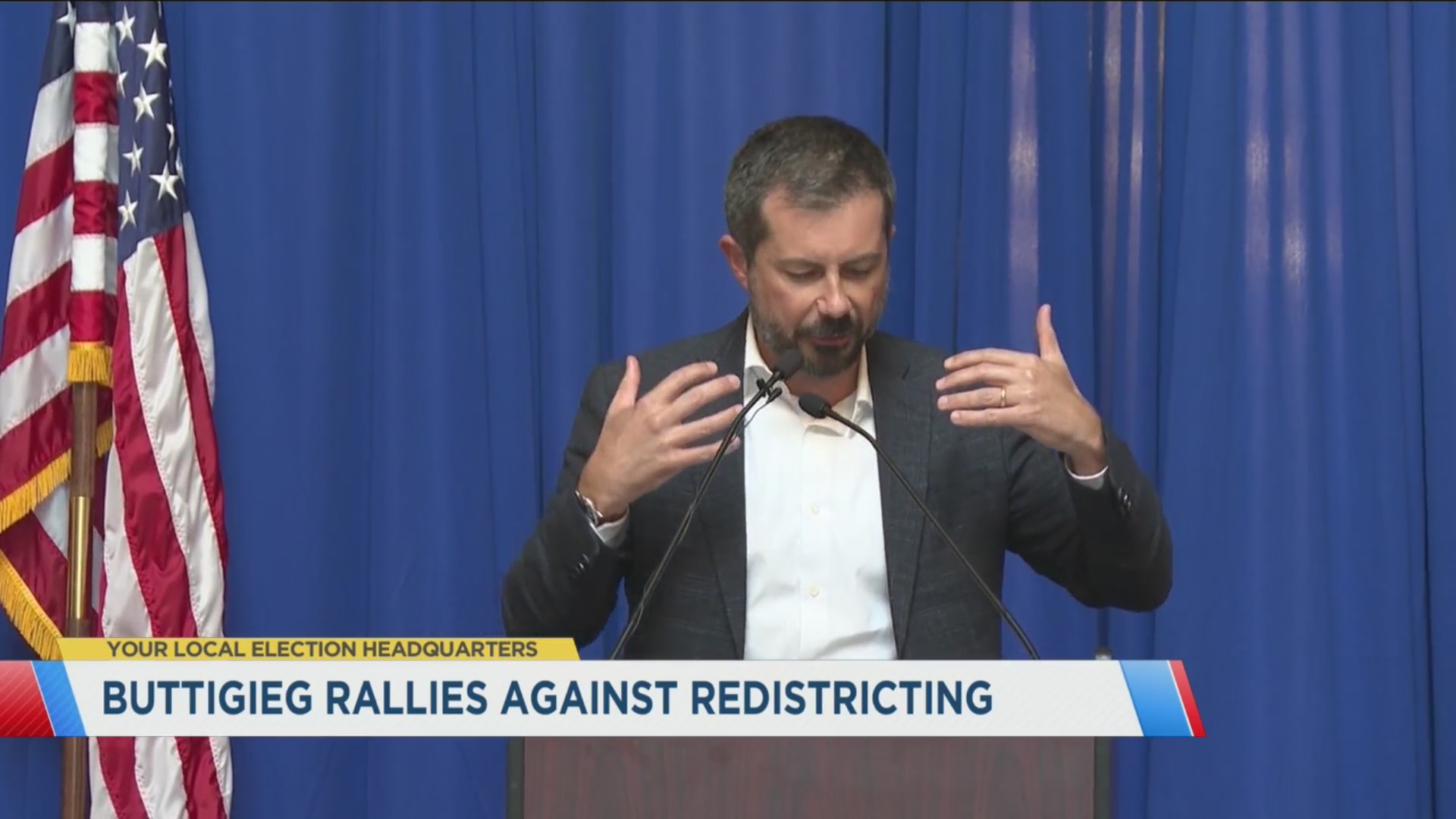 Amidst redistricting debates, Pete Buttigieg spoke to the Indiana ...