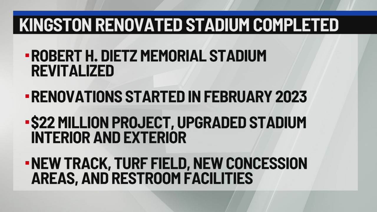 City of Kingston unveils renovated stadium – NEWS10 ABC