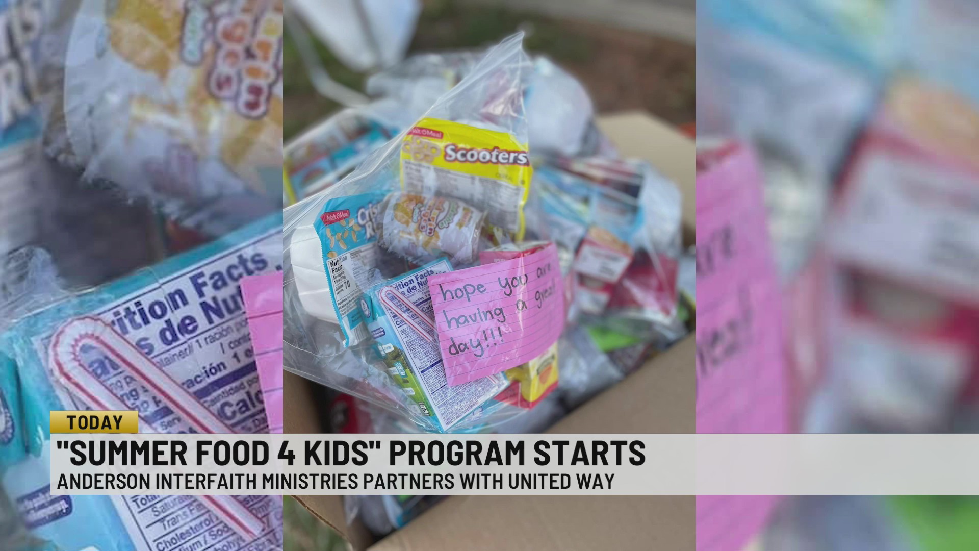 Upstate organizations begin summer food program for kids – WSPA 7NEWS