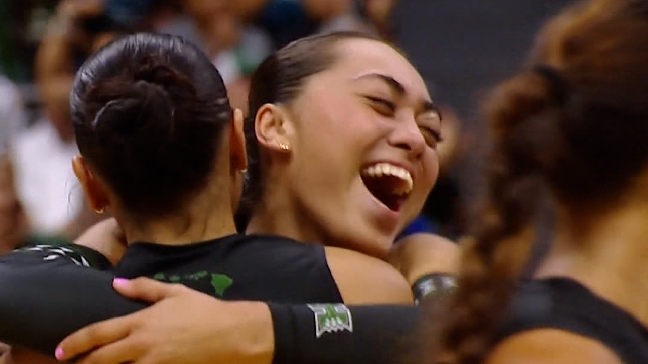 Rainbows sweep Utah Valley for first win of 2025 – KHON2