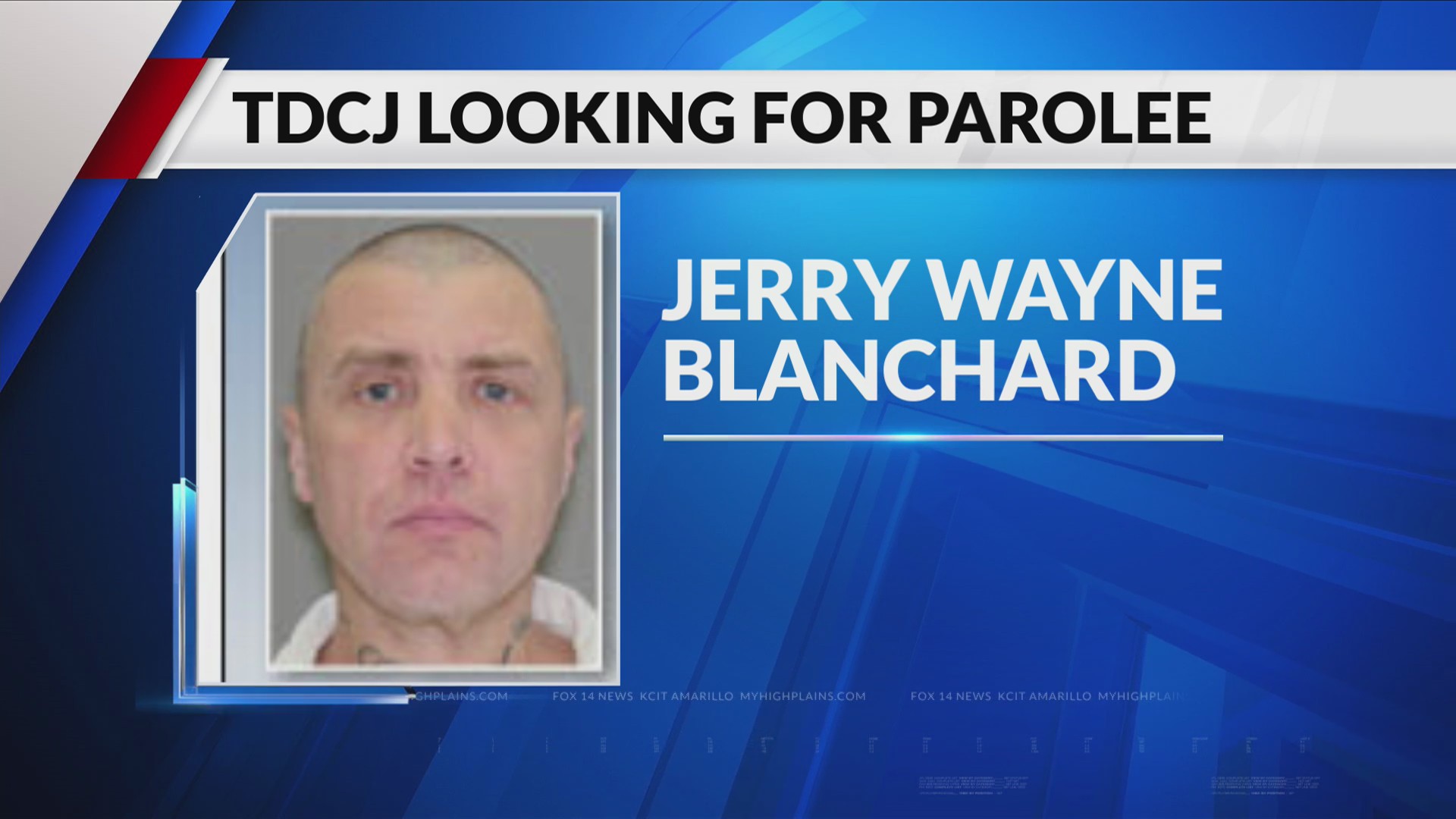 TDCJ asking for help to find parolee – KAMR – MyHighPlains.com