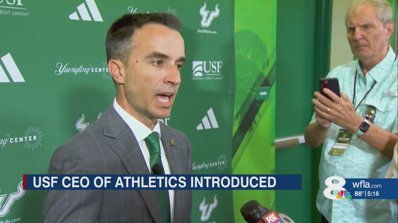 Rob higgins takes over as USF CEO of athletics – WFLA