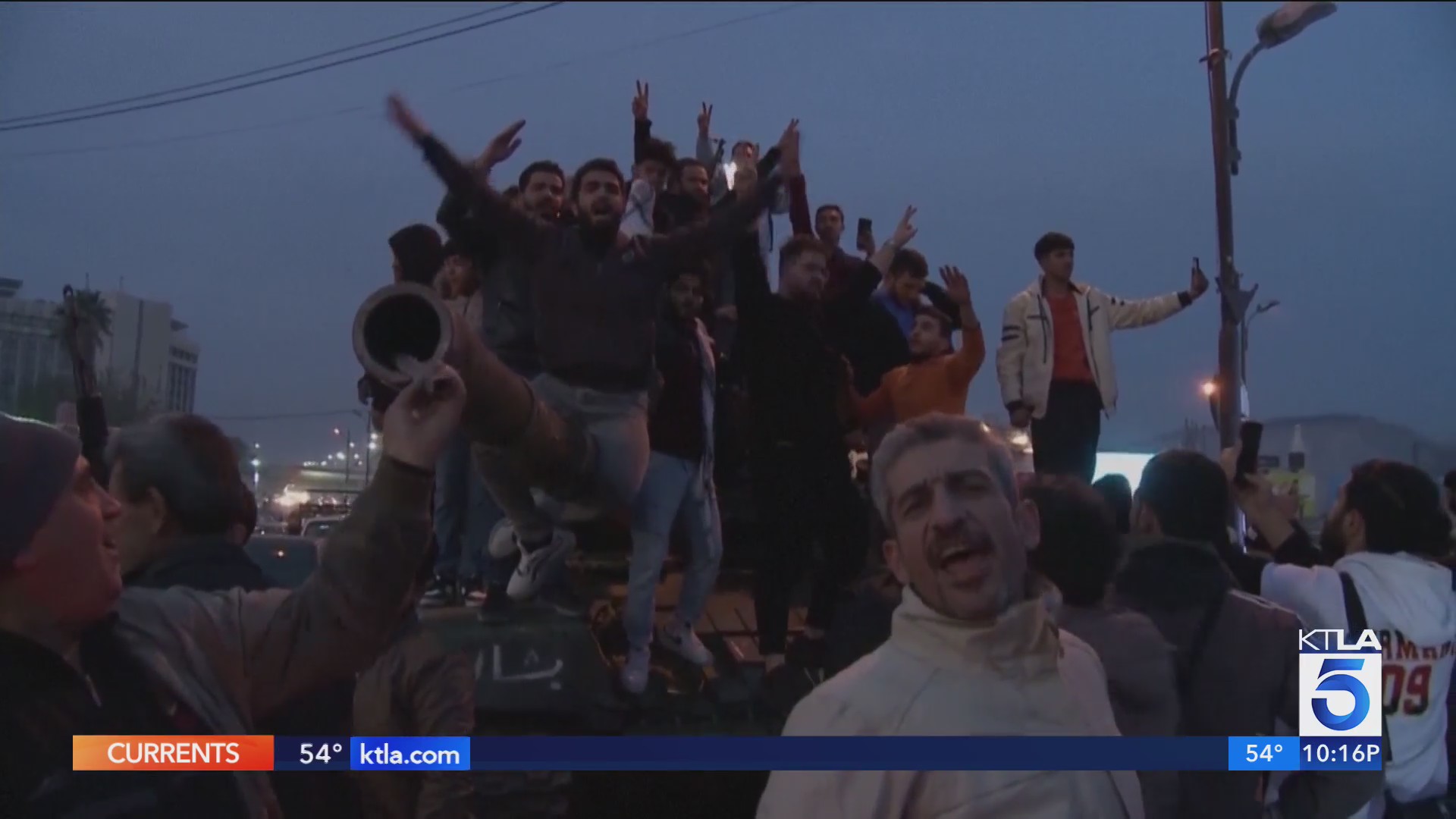 Syrians celebrate fall of Assad regime – KTLA