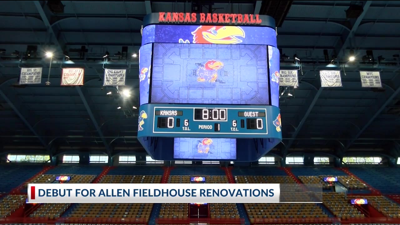 KU shows off renovated Allen Fieldhouse during 40th Late Night in the ...