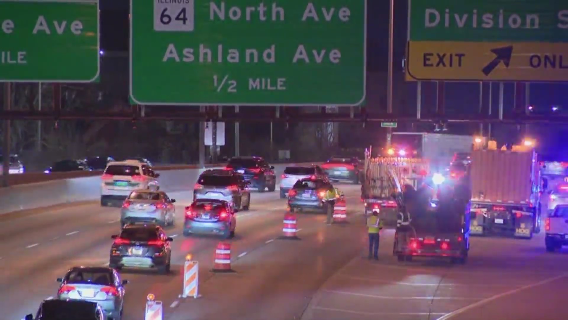 Kennedy Expy project: Some drivers see commute times double — WGN Evening News – WGN-TV