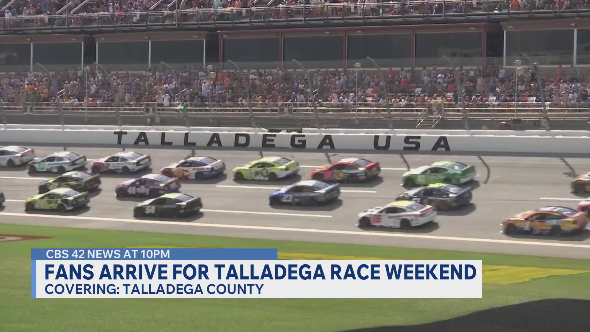 Talladega Superspeedway race fans set up camp – CBS 42