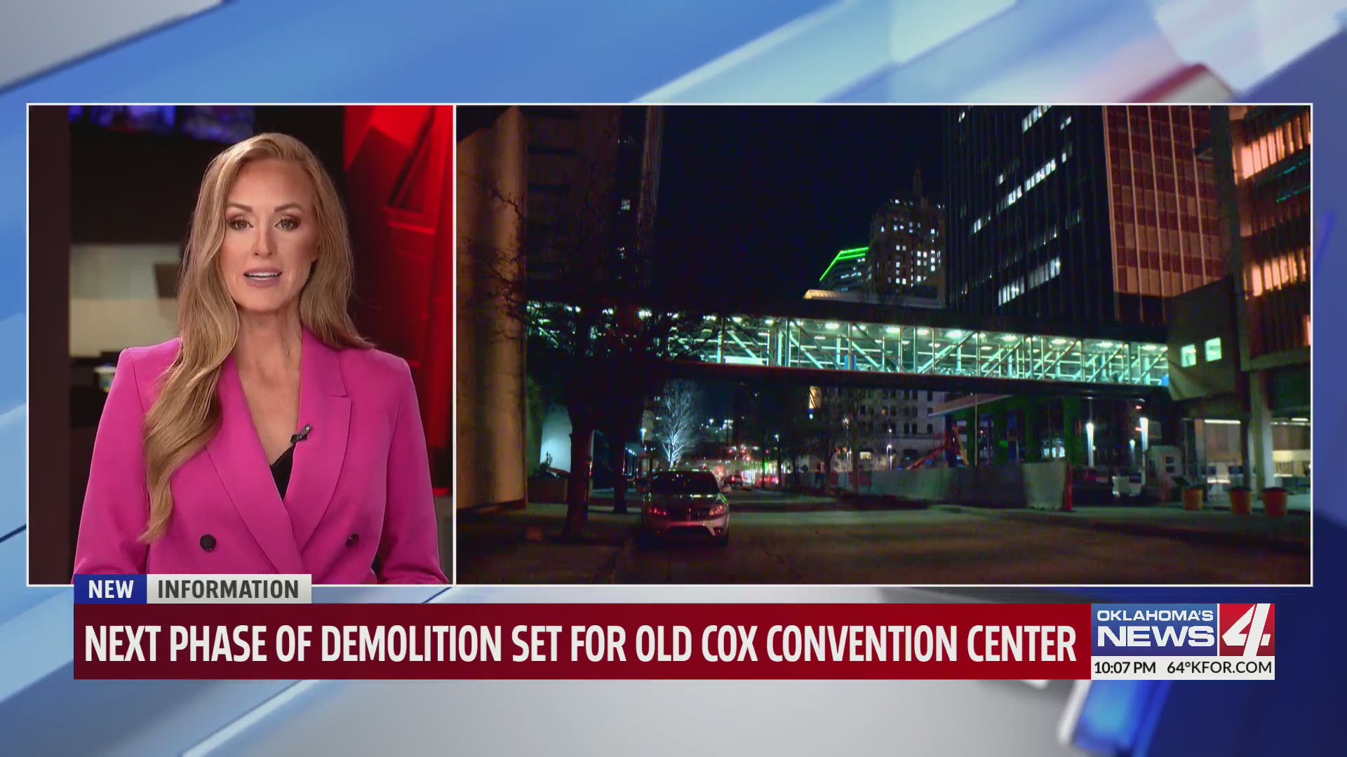 Next phase of demolition set for old Cox Convention Center – KFOR.com ...