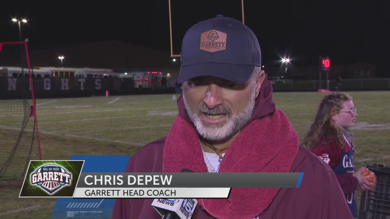 Garrett coach Chris DePew joins WANE-TV live at 6 pm to preview ...