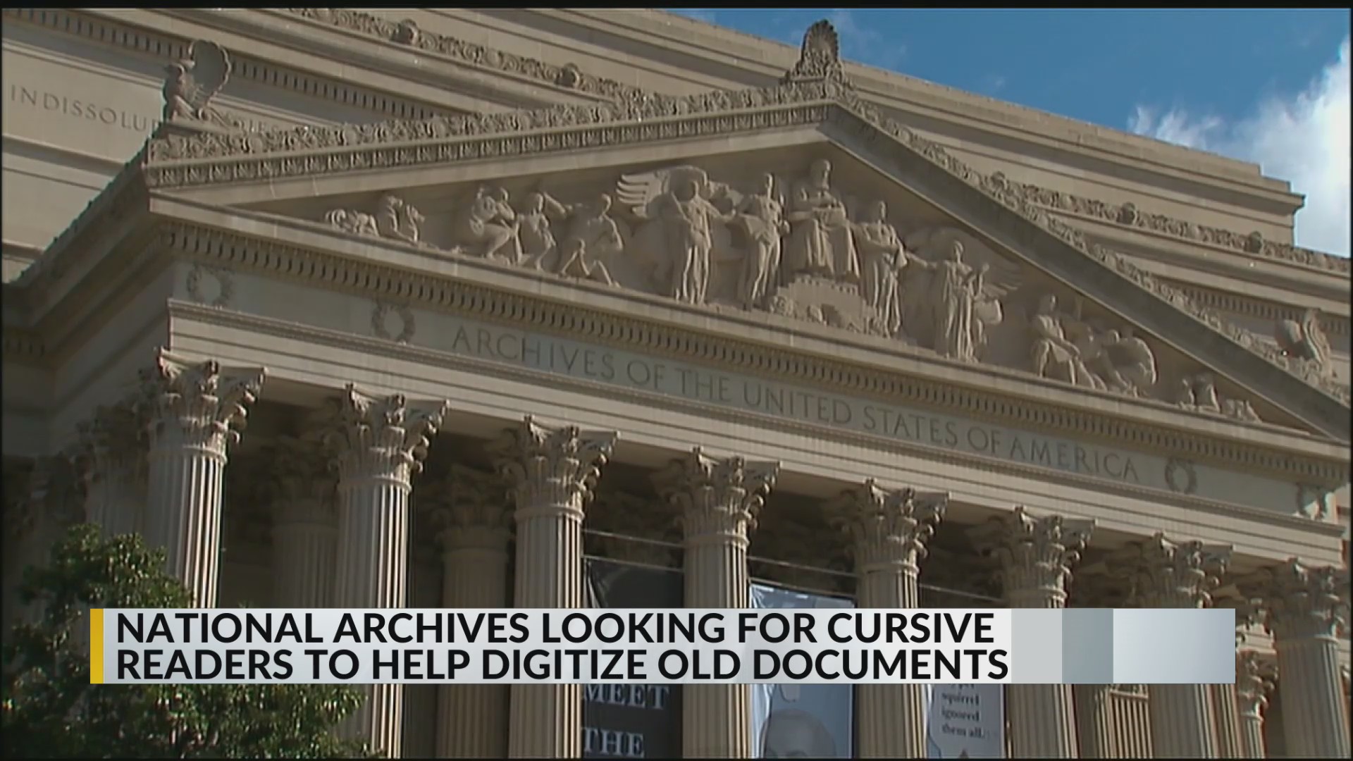 National Archives seeks cursive readers for digitization project – KRQE ...