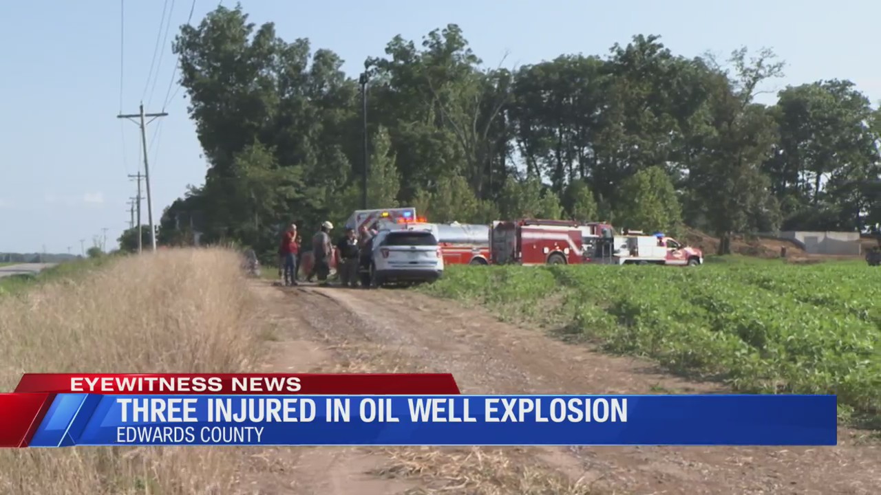 Three flown to hospital after Edwards County oil well explosion ...