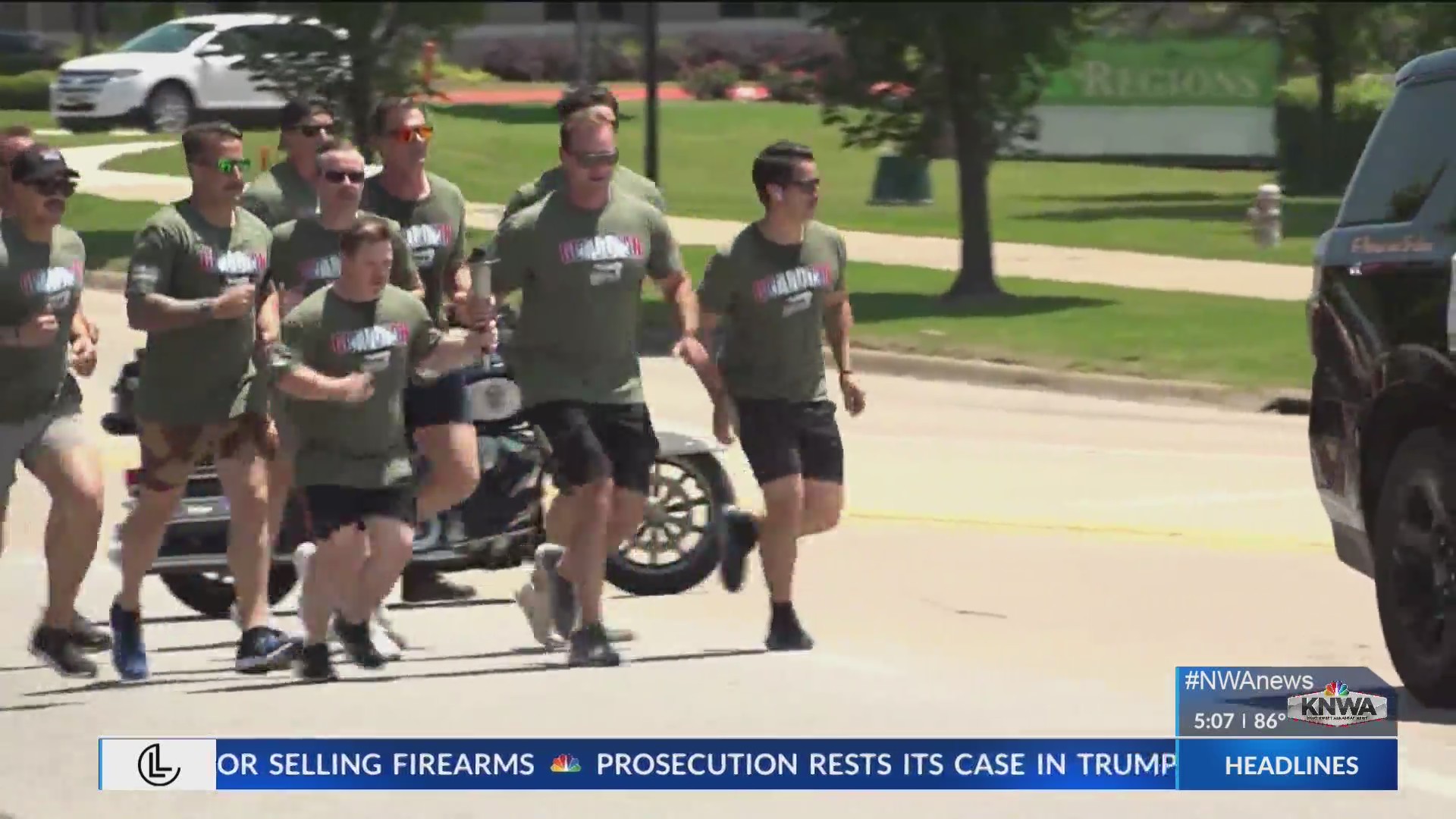 NWA law enforcement takes part in torch run for Special Olympics – KNWA ...