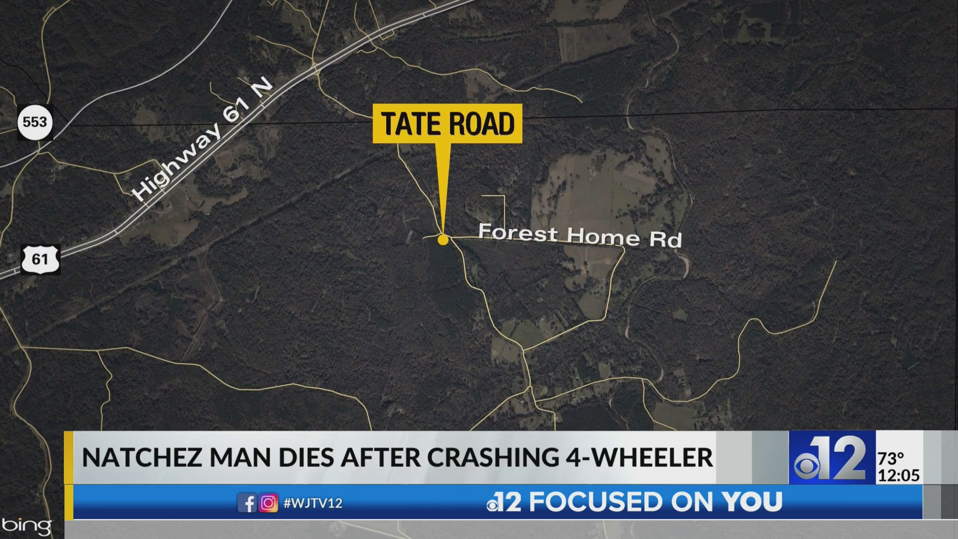 Natchez man killed during four-wheeler crash – WJTV