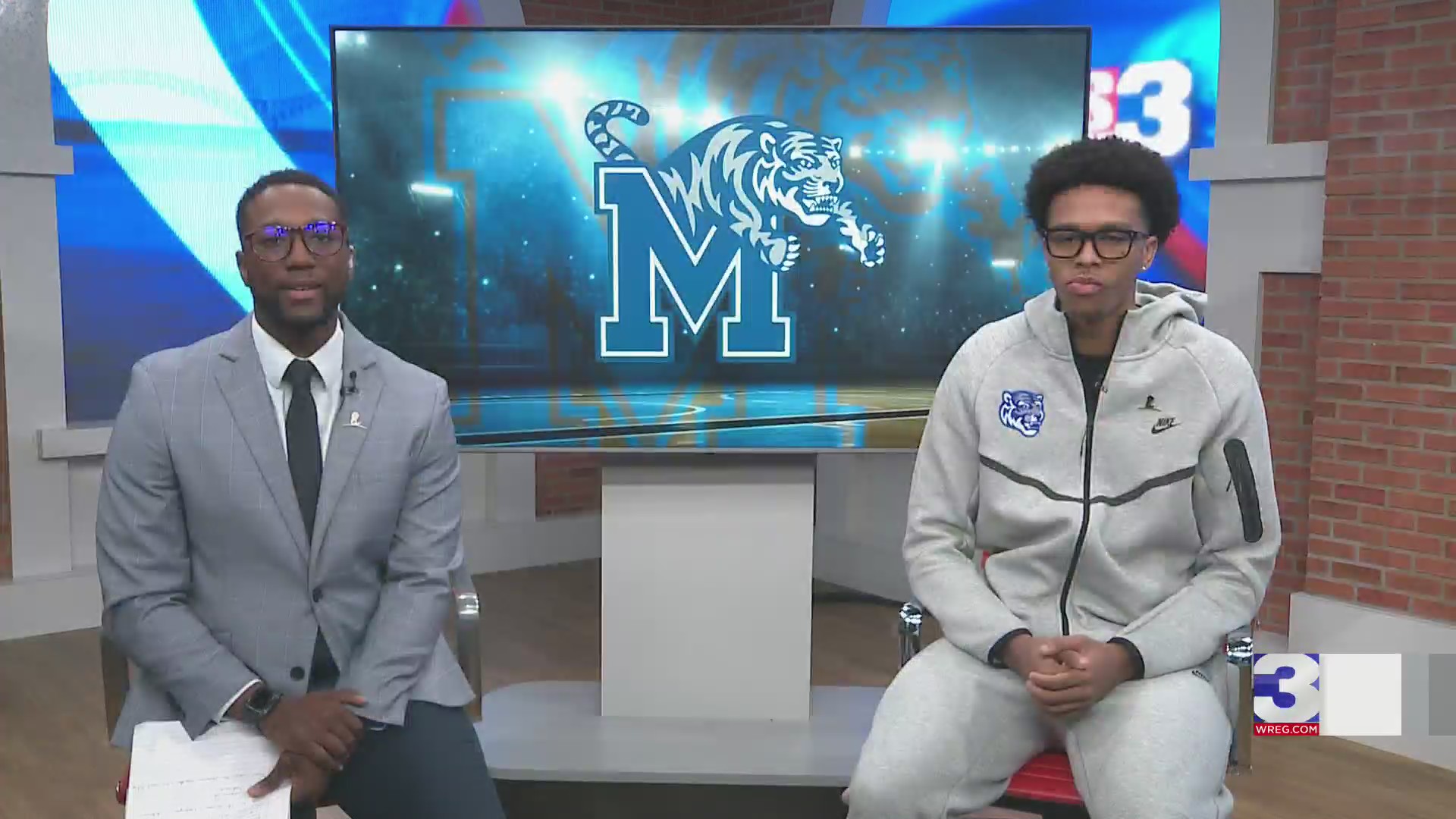 WREG’s Colin Cody sits down with Memphis Tigers men’s basketball player ...