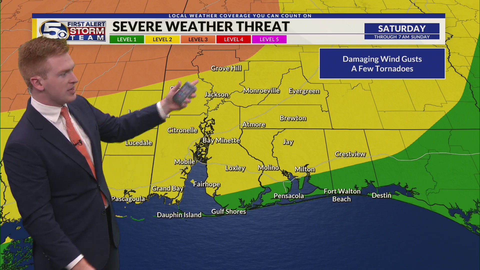 Severe Update Noon Thurs – WKRG News 5