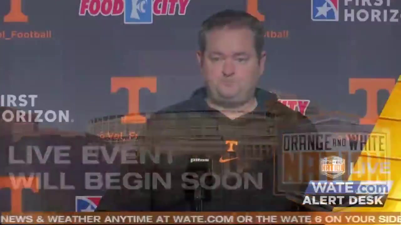 Heupel speaks ahead of Vols facing Vanderbilt – WATE 6 On Your Side