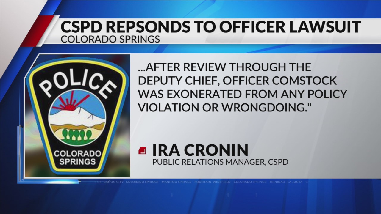 CSPD responds to lawsuit: Internal review clears officer – FOX21 News ...