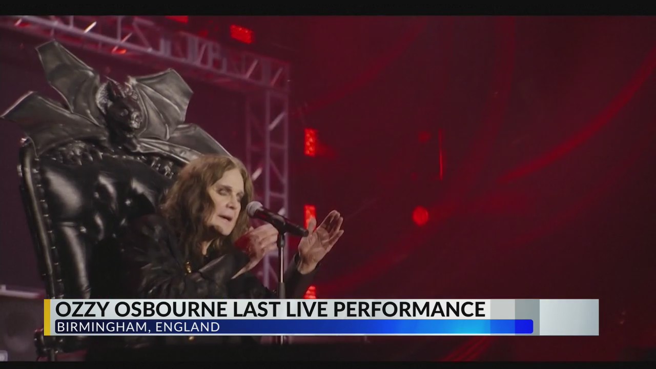 Ozzy Osbourne says farewell to live performance with a hometown show ...