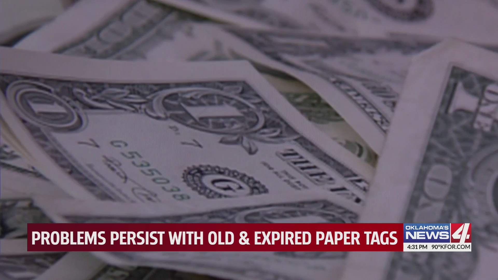 Problems persist with old & expired paper tags – KFOR.com Oklahoma City