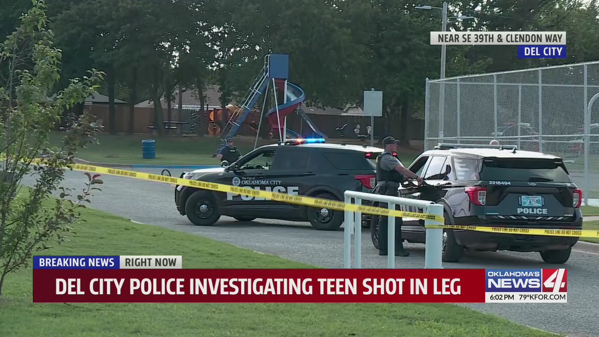 Del city police investigating teen shot in leg – KFOR.com Oklahoma City