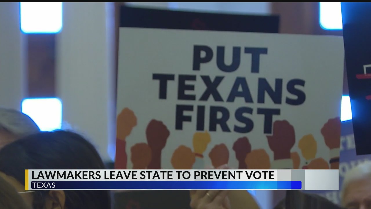 Texas Dems leave state to block vote on redrawn House map – WKBN.com