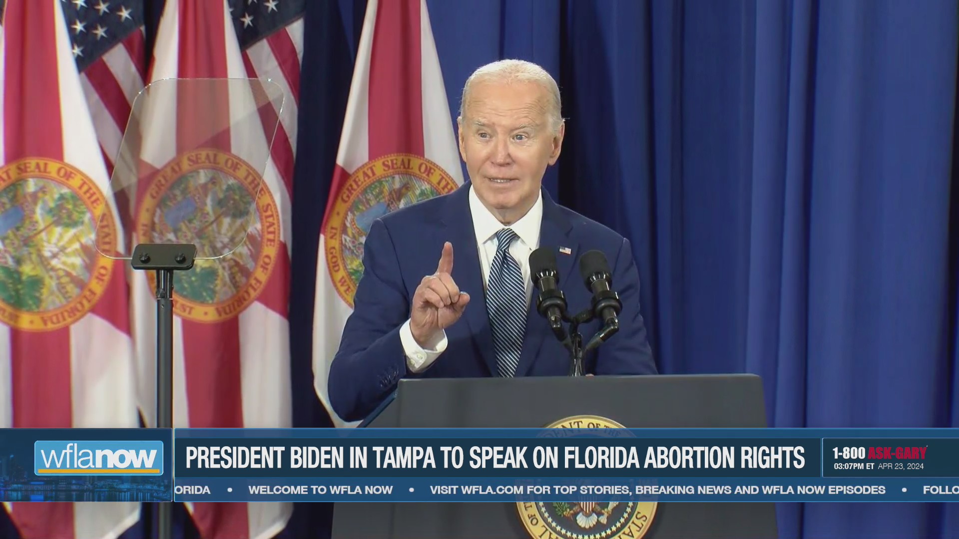 President Biden speaks on abortion rights at Tampa campaign stop – WFLA