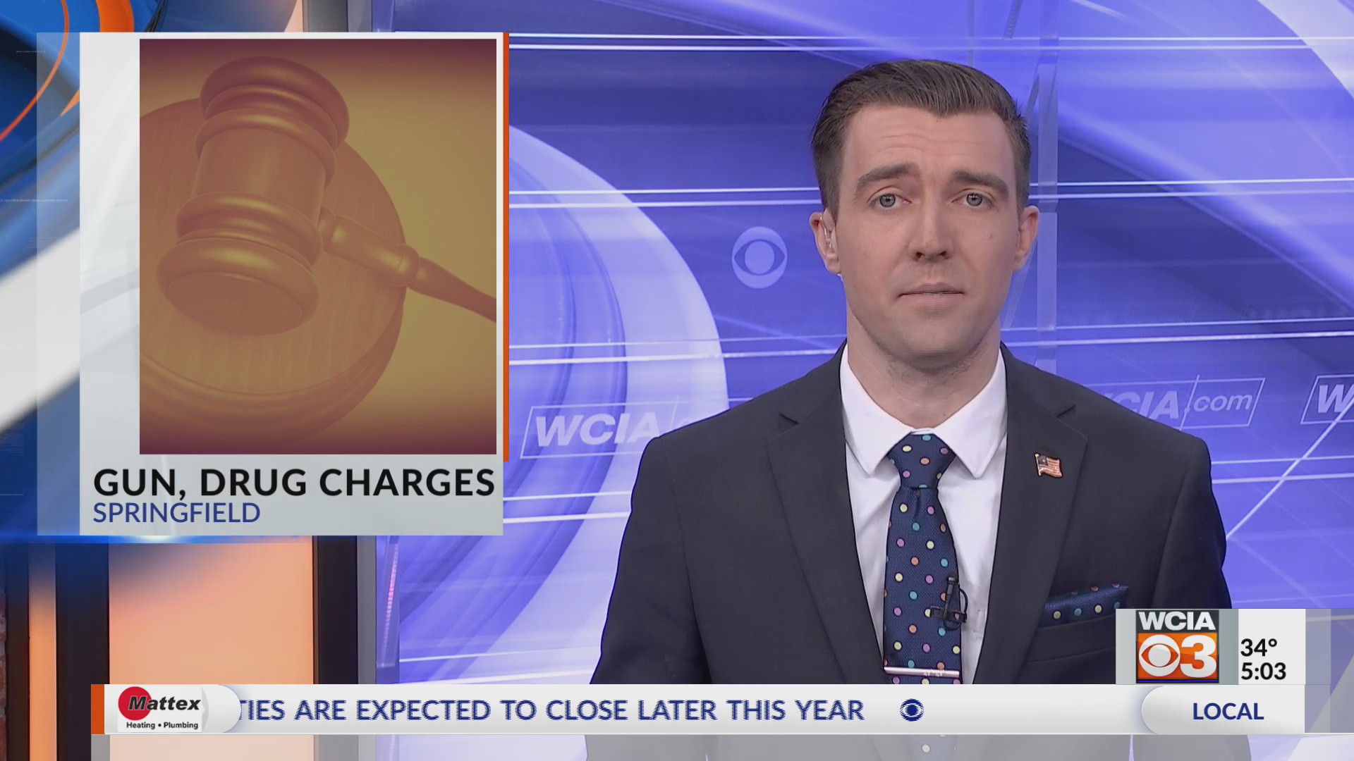 Springfield man sentenced 10 years for heroin, gun charge – WCIA.com
