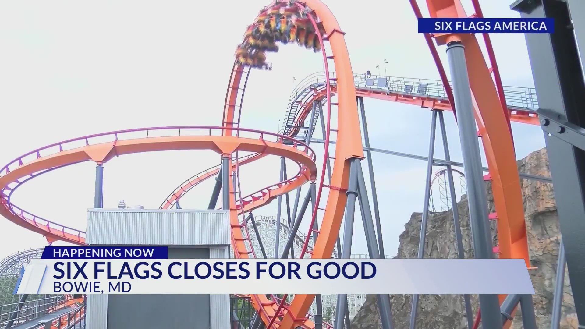 The thrills are gone as Six Flags America closes for the last time in ...