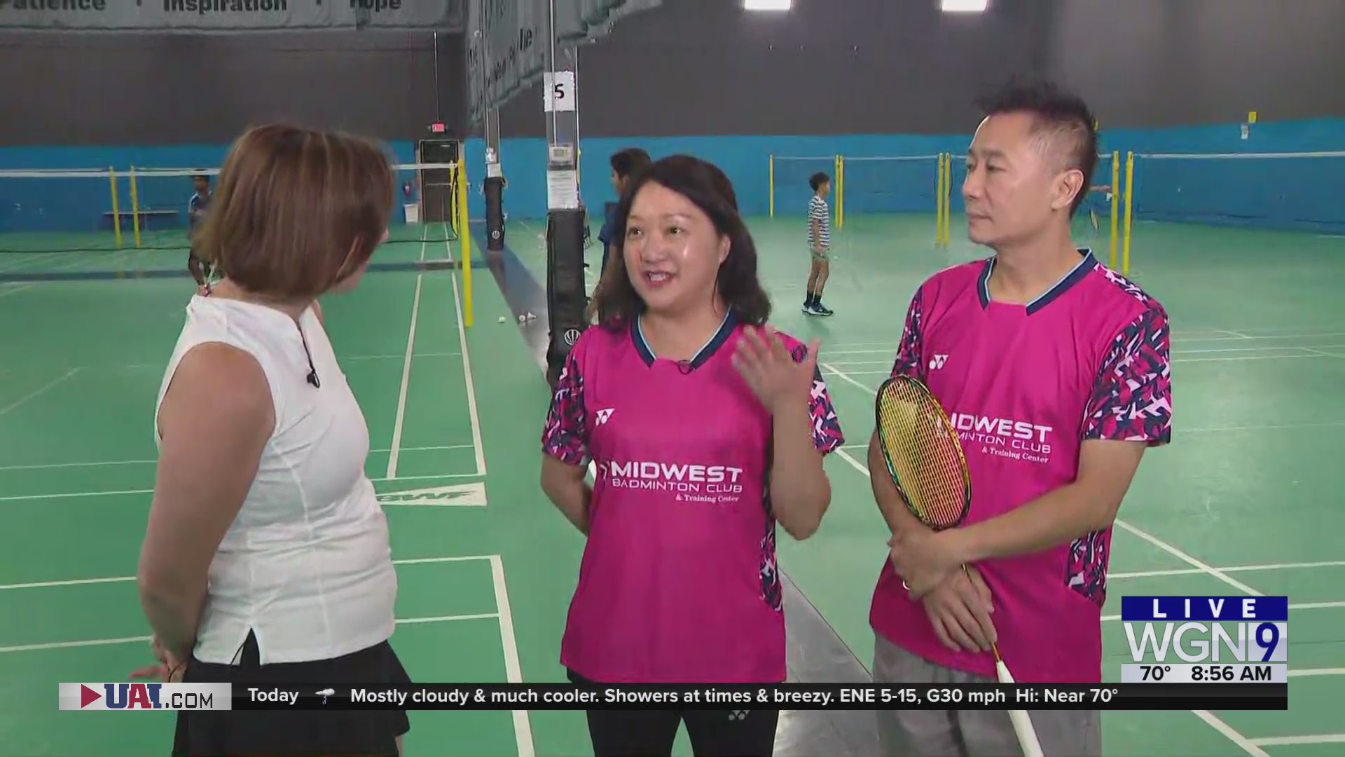 Around Town – Midwest Badminton Club – WGN-TV