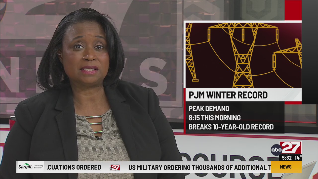 Supplier breaks utility record during cold snap – ABC27