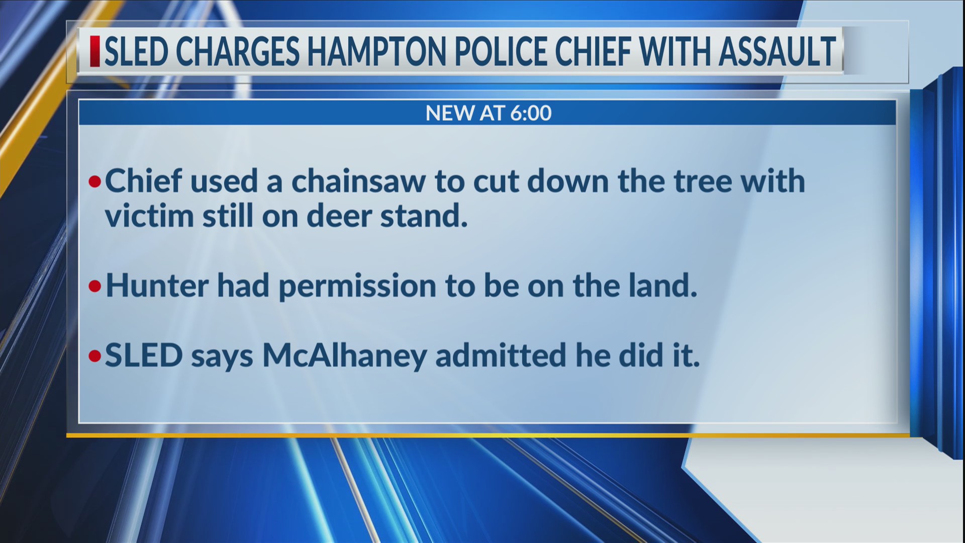 Hampton Police chief charged with assault and battery by SLED – WSAV-TV