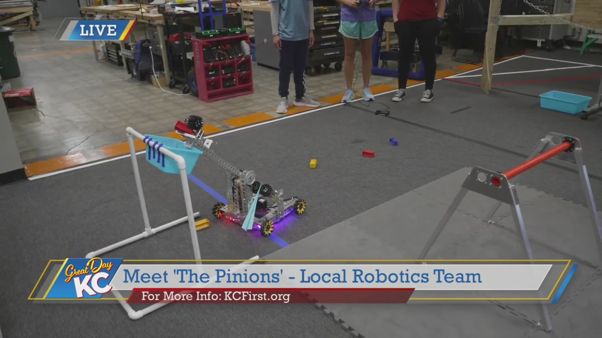 Meet ‘The Pinions’ – A Local KC Robotics Team – FOX 4 Kansas City WDAF ...