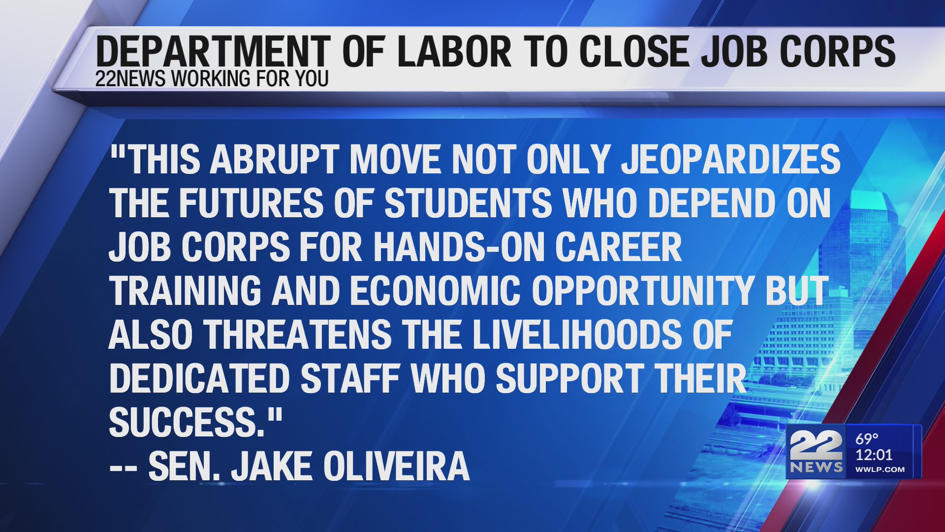 Job Corps Center in Chicopee to close as part of federal cuts – WWLP