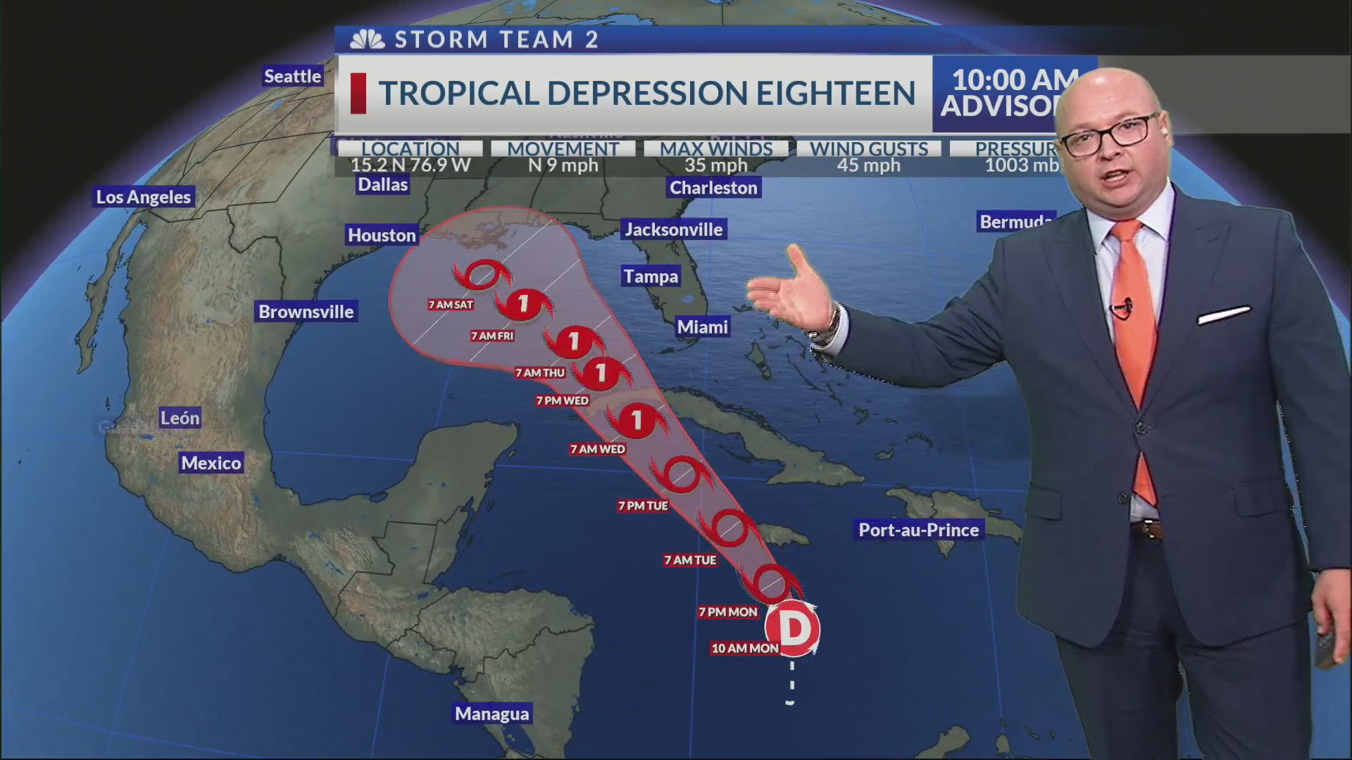 Tuesday midday weather forecast with Josh Marthers – WCBD News 2