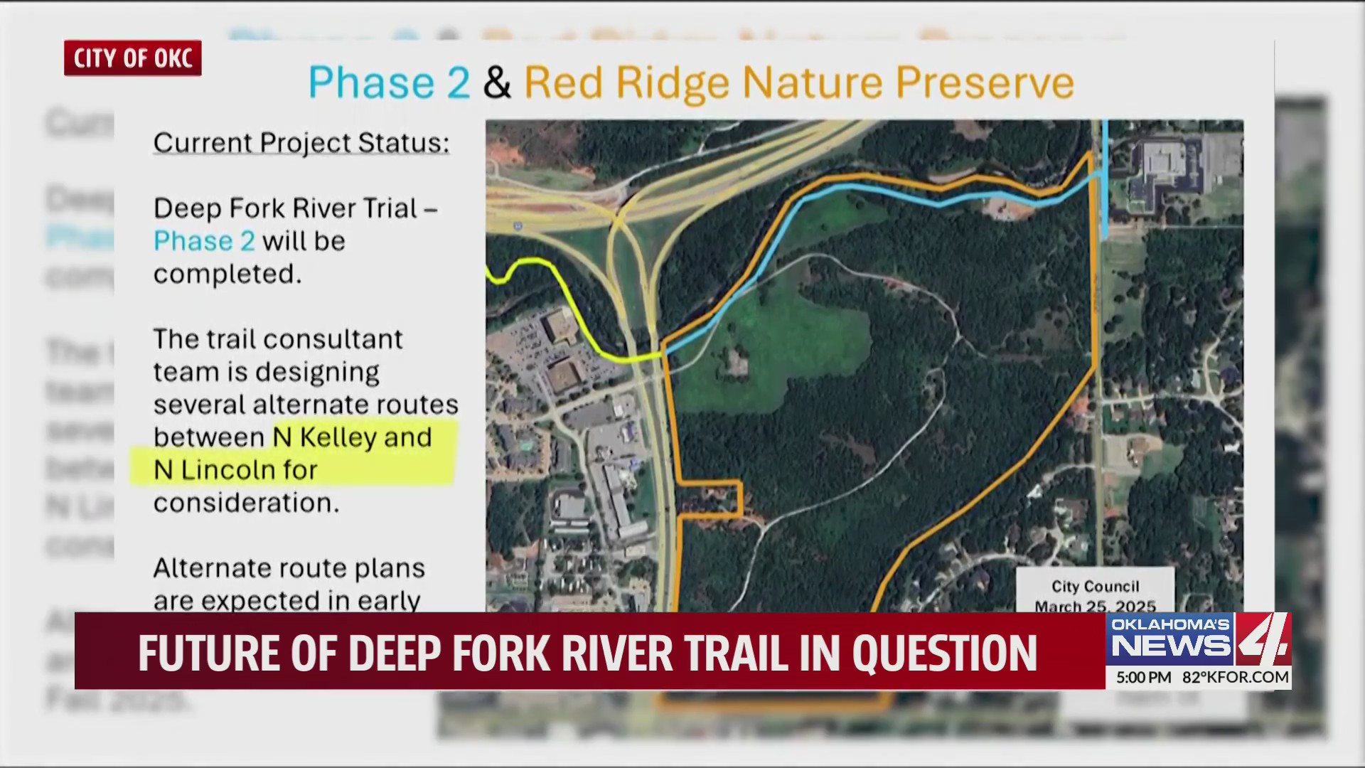 Future of Deep Fork River Trail in question – KFOR.com Oklahoma City