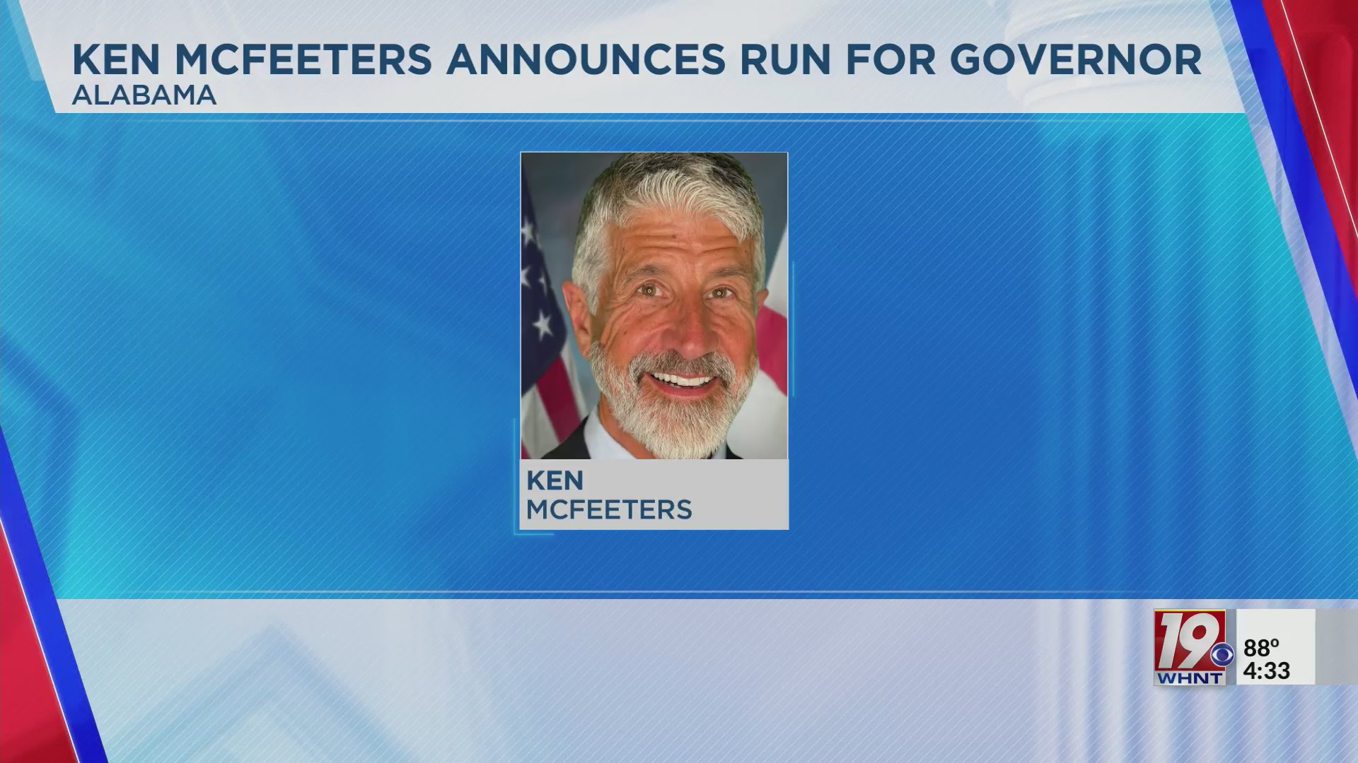 Ken Mcfeeters Announces Run For Governor | June 3, 2025 | News 19 at 4: ...