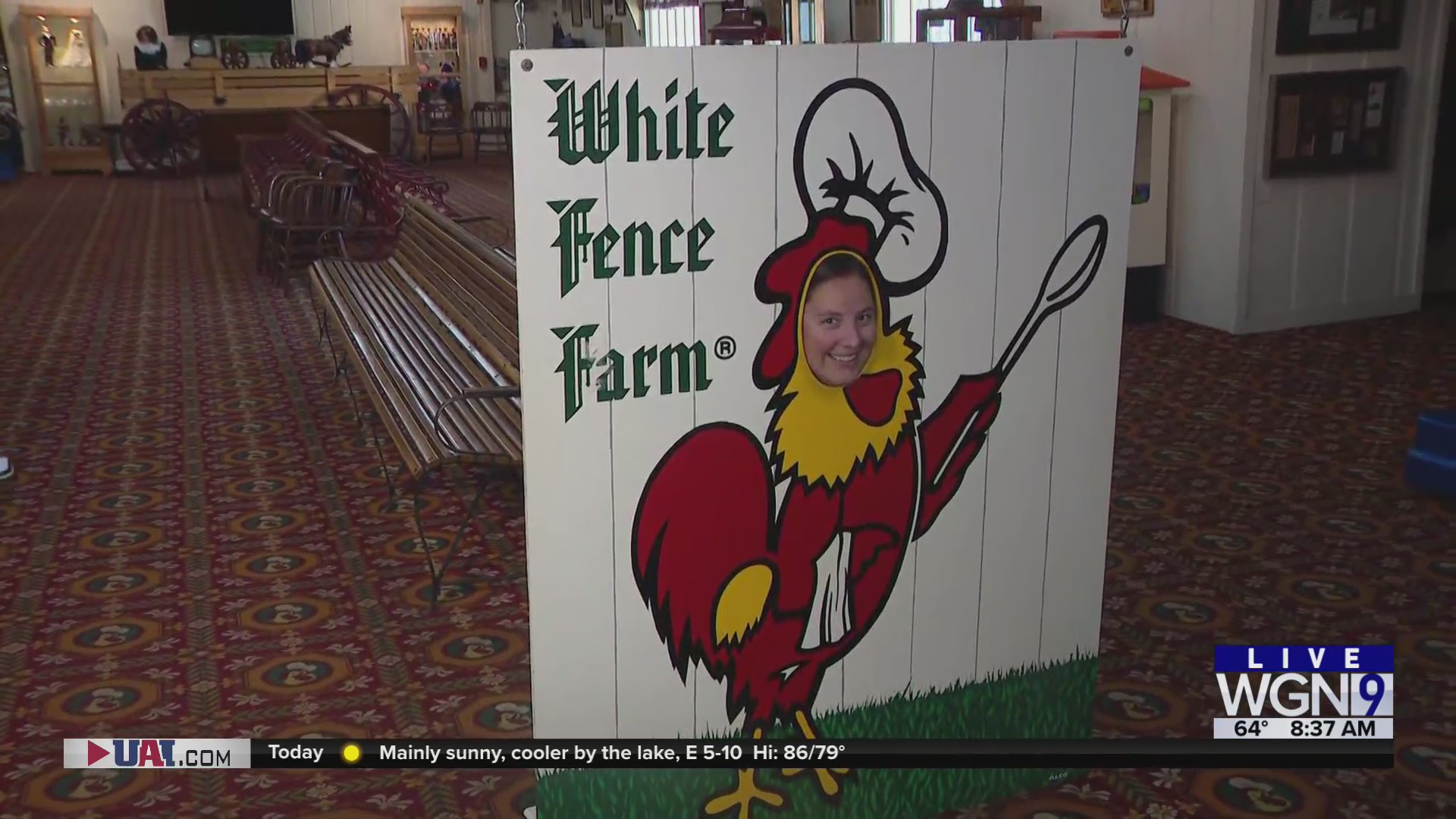 Around Town – White Fence Farm – WGN-TV