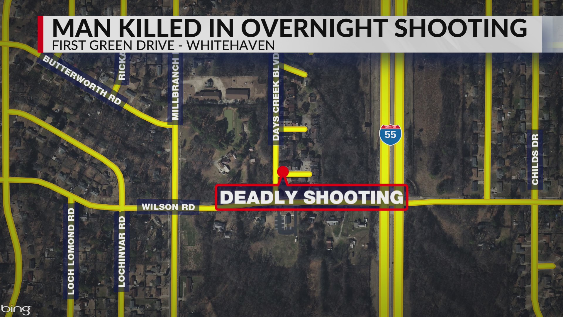 Overnight shooting leaves man dead in Whitehaven – WREG.com